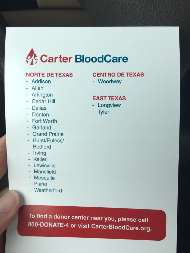Carter Blood Care Asks Public for Donations due to Critical Shortage ...